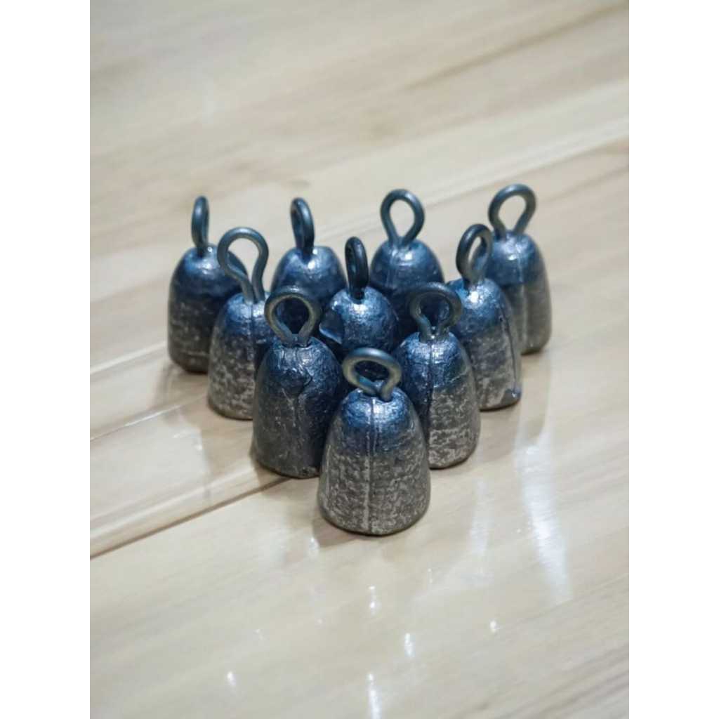 Jual HARGA PER PLASTIK ISI 10 BIJI TIMAH PANCING TIMAH PEMBERAT BANDUL ...