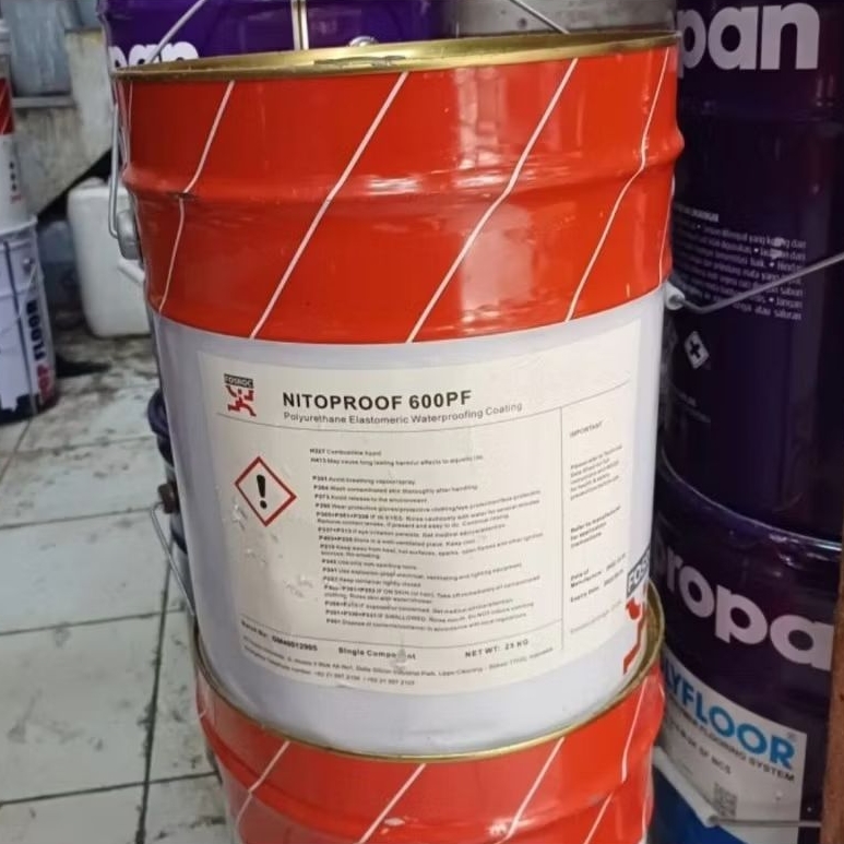 Jual Nitoproof 600 PF Fosroc PU Bitumen Waterproofing 25 Kg | Shopee ...