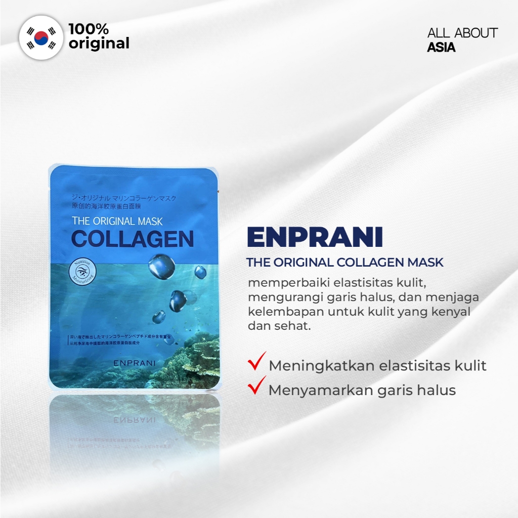 Jual Enprani The Original Collagen Mask 100% Original | Shopee Indonesia