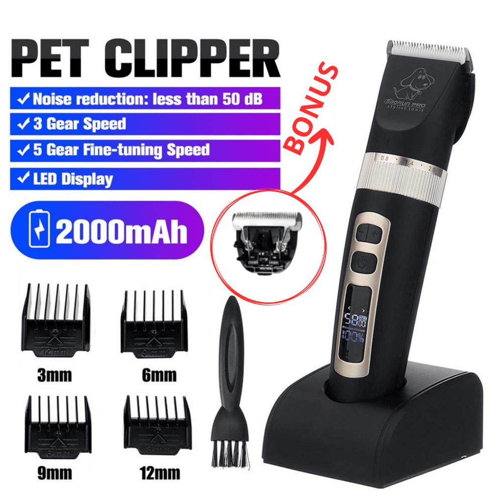 Jual COD BaoRun PRO P9 Mesin Alat Cukur Bulu Kambing Domba Tanpa Kabel Di Cas Elektrik Hewan ...