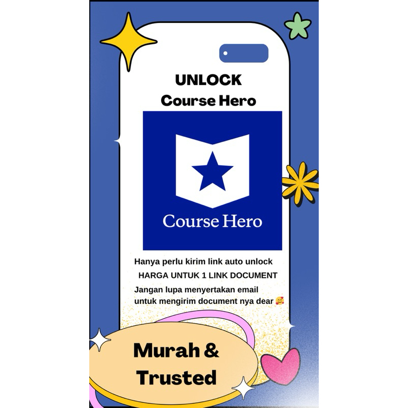 Jual unlock course hero | Shopee Indonesia