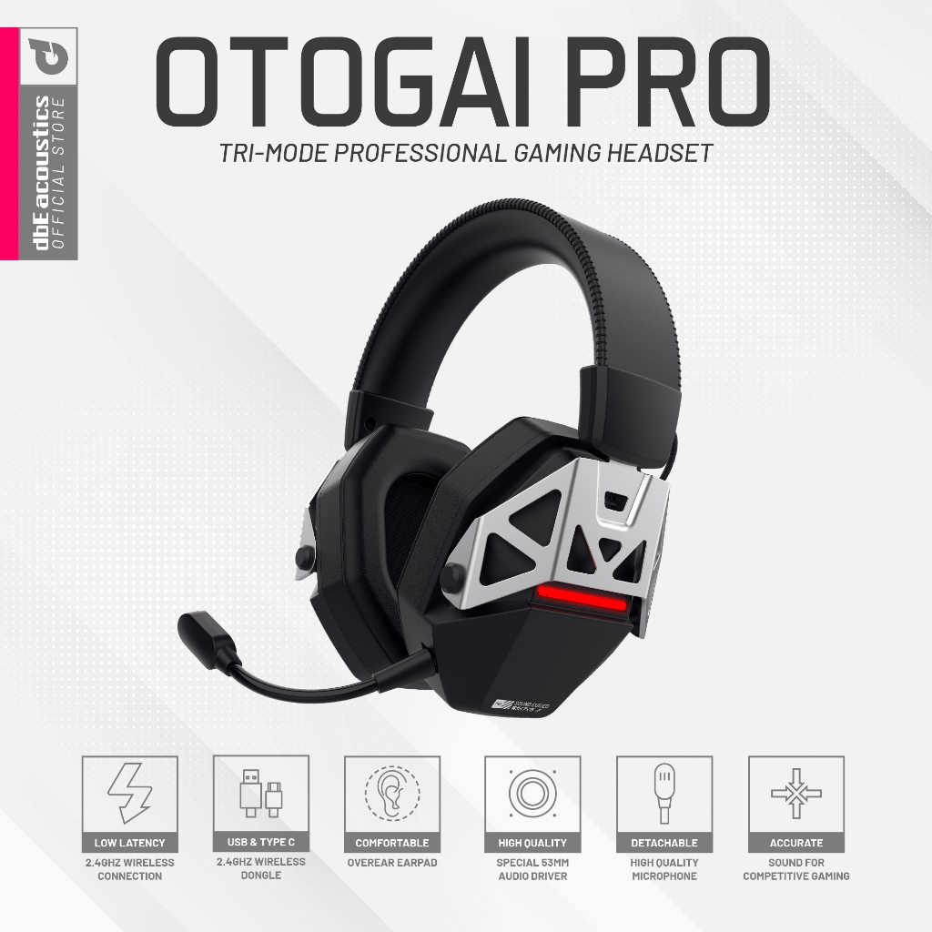 Jual dbE Otogai Pro Tri-Mode Professional Gaming Headset | Shopee Indonesia