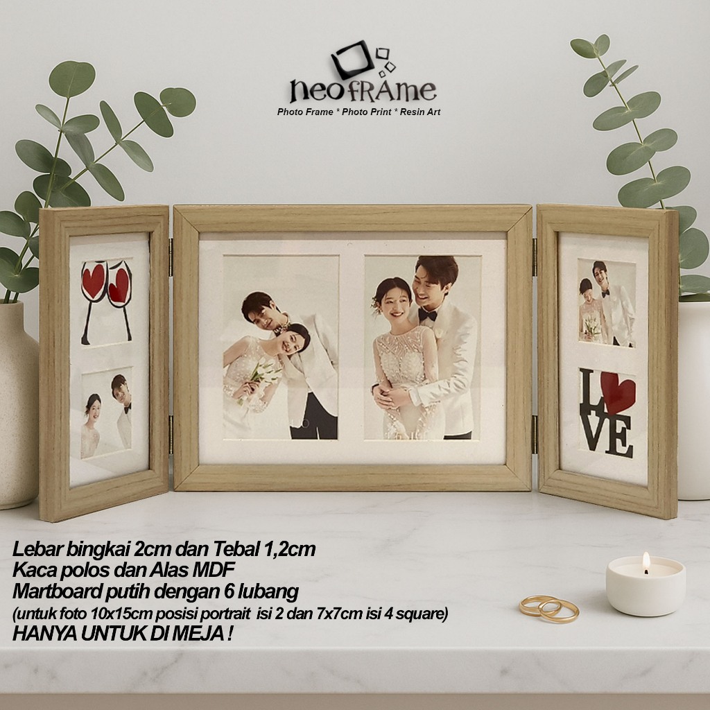 Jual Neoframe Bingkai Lipat / Folded Frame Matboard photo 4R SLight | Shopee Indonesia
