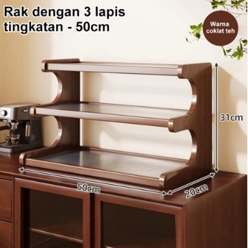 Jual ( GARANSI 12 BULAN ) RAK KAYU AESTHETIC RAK SUSUN MINIMALIS RAK ...