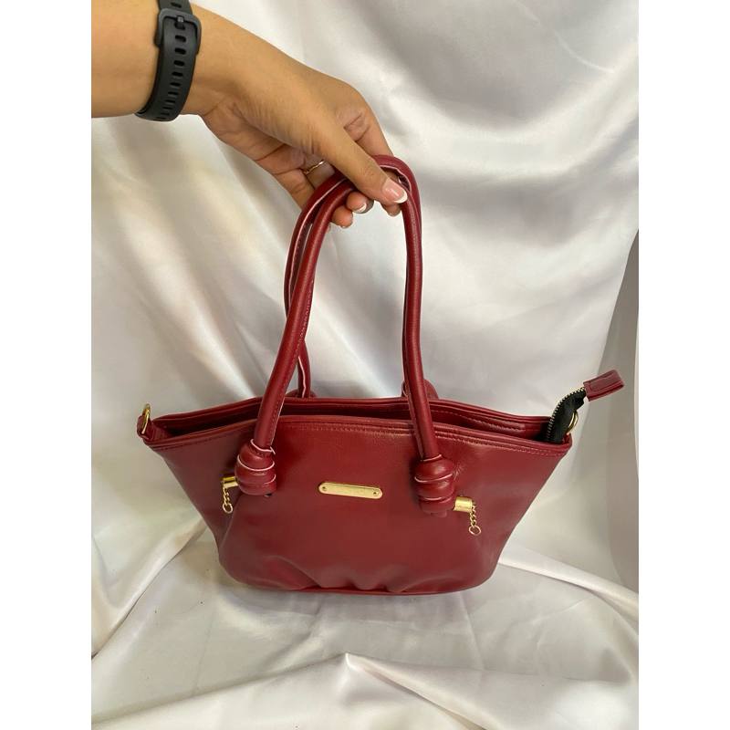 Jual Tas shoulders maroon | Shopee Indonesia