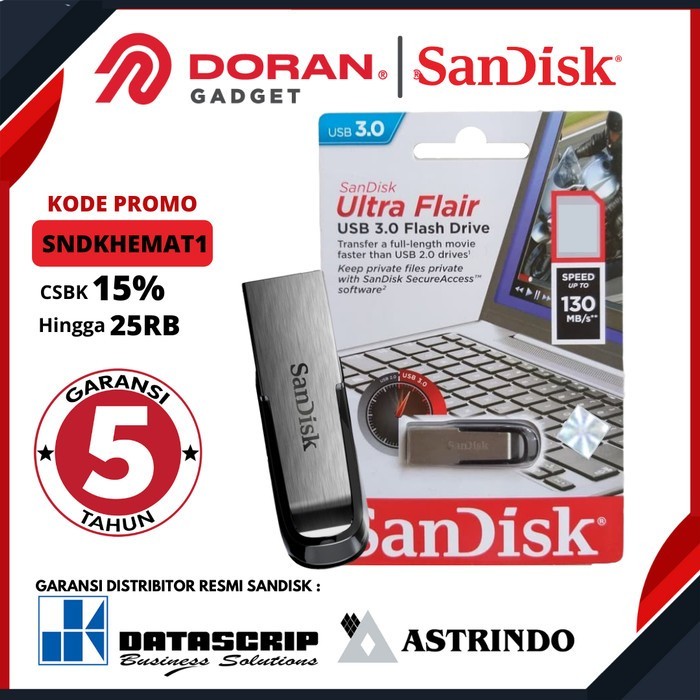 Jual SanDisk Flashdisk CZ73 256GB Ultra Flair USB 3.0 Flash Drive ...