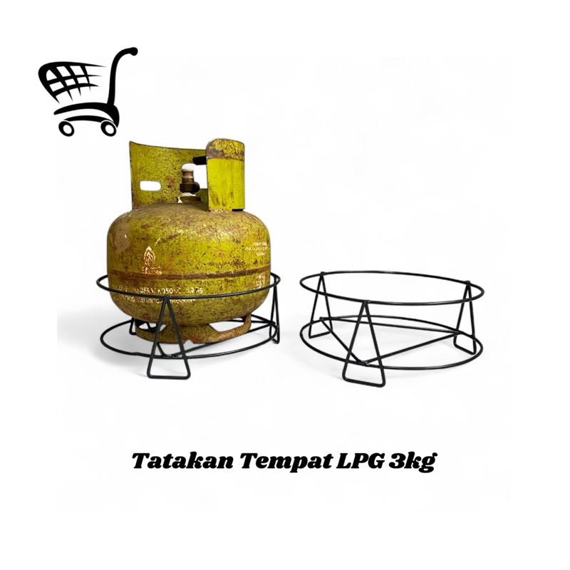 Jual Tatakan Tabung Gas LPG 3kg / Rak Tabung Gas / Rak LPG 3kg / Tempat ...