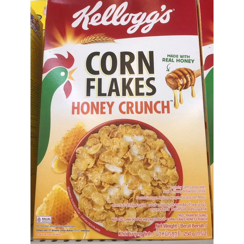Jual kelloggs corn flakes honey crunch 250GR | Shopee Indonesia