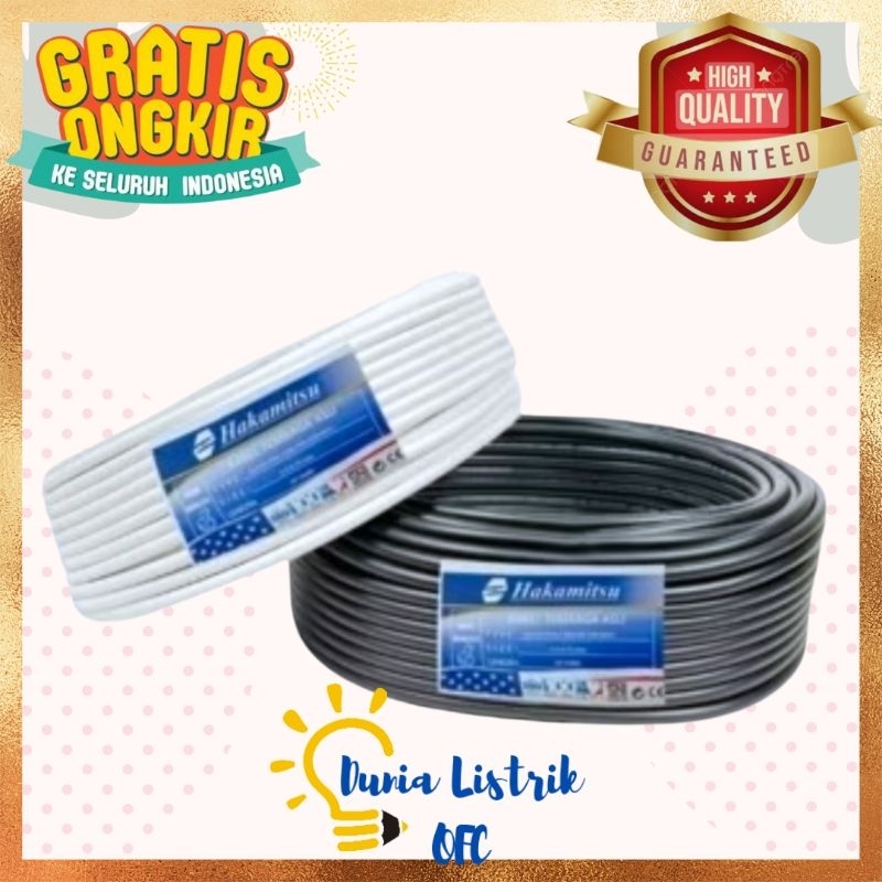 Jual Kabel NYM HYO 2x0.75mm Serabut Hakamitsu SNI Kabel NYY HYO 2x0 ...
