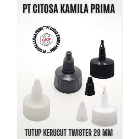 Jual Tutup Kerucut Cap 28 mm / Tutup Packaging / Tutup Plastik / Tutup ...