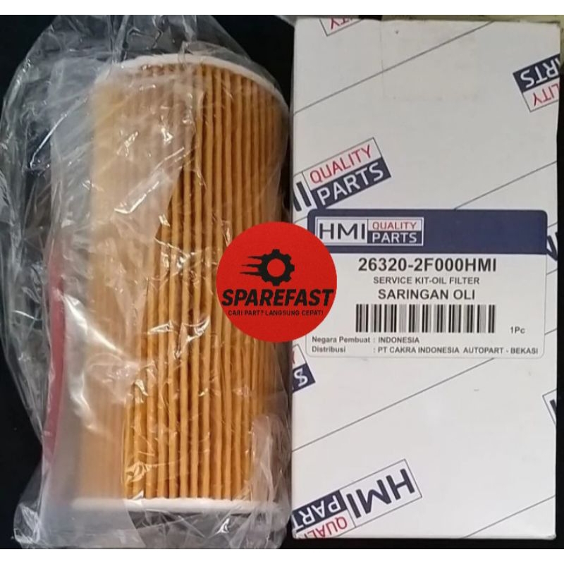 Jual Filter Oli Hyundai Santa Fe DM Kia Sorento Diesel Merk HMI 26320 ...