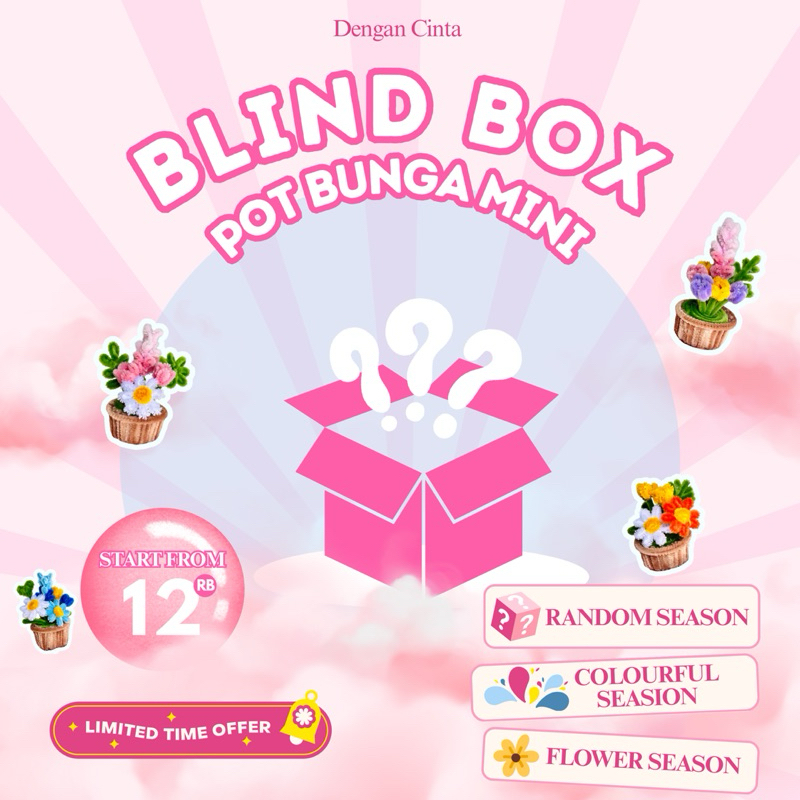 Jual Blind Box Pot Bunga Kawat Bulu (Pipe Cleaner) | Shopee Indonesia