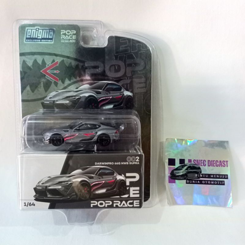 Jual PopRace 1:64 Toyota Supra Darwin Pro 66G HWB Green Blister ...