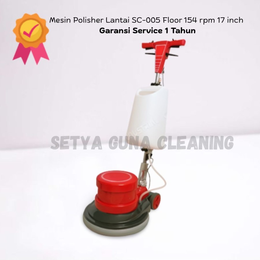 Jual Mesin Polisher Poles Lantai SC-005 Merah 17 inch 154 rpm | Shopee ...