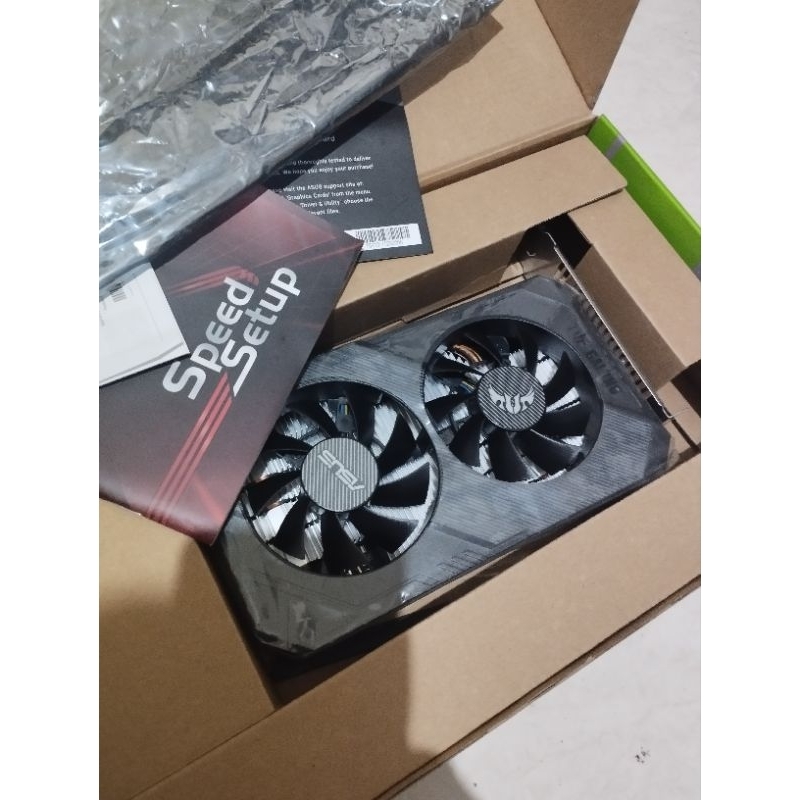 Jual Asus tuf Gtx 1650 4gb ddr6 (1x6 pin power) | Shopee Indonesia