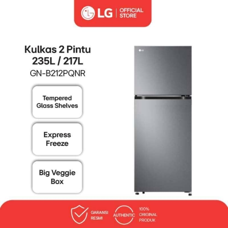 Jual LG Kulkas 2 Pintu GN-B212PQNR | Shopee Indonesia