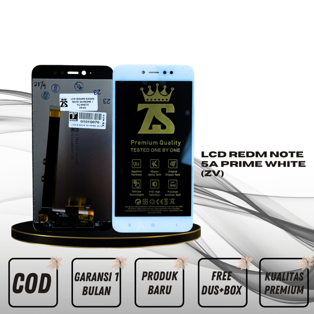 Jual LCD REDMI NOTE 5A PRIME WHITE (ZV) | Shopee Indonesia