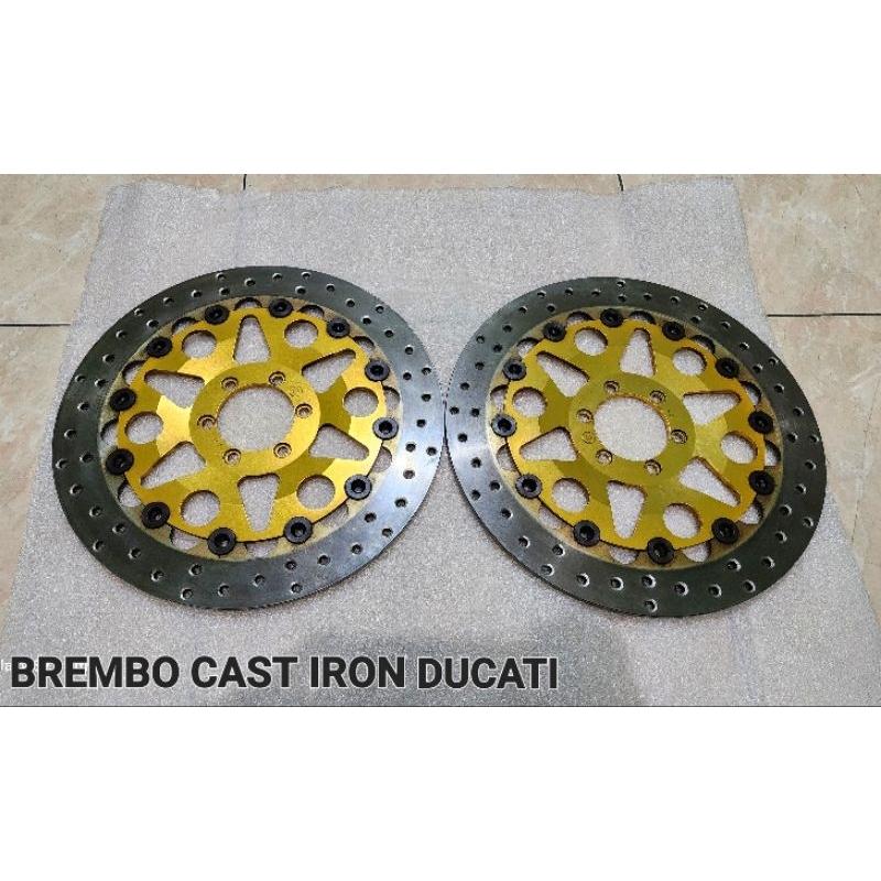 Jual Disc brembo Racing Cast iron double disc SUPERBIKE limbah moge ...