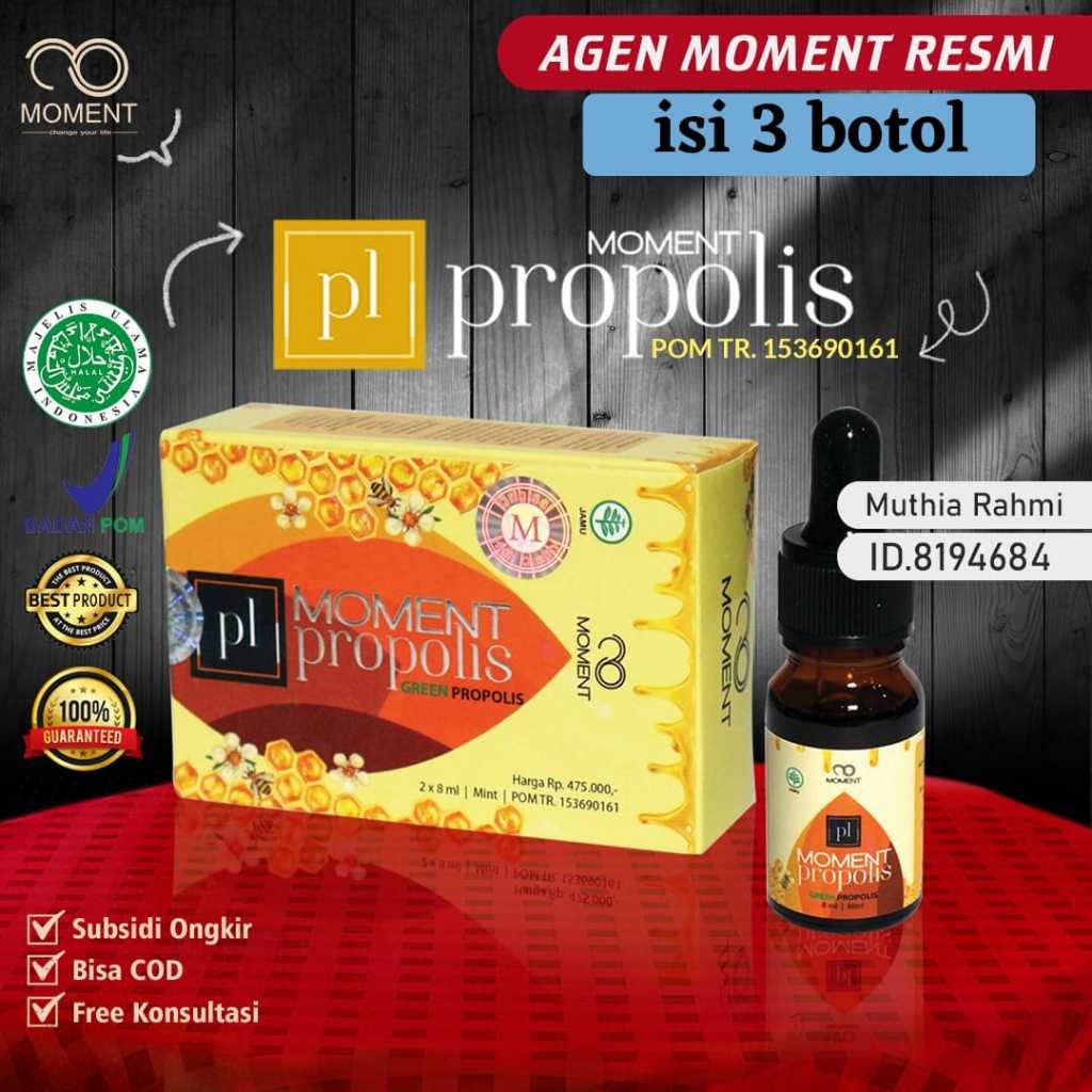 Jual Moment Propolis 1 box isi 3 botol | Shopee Indonesia