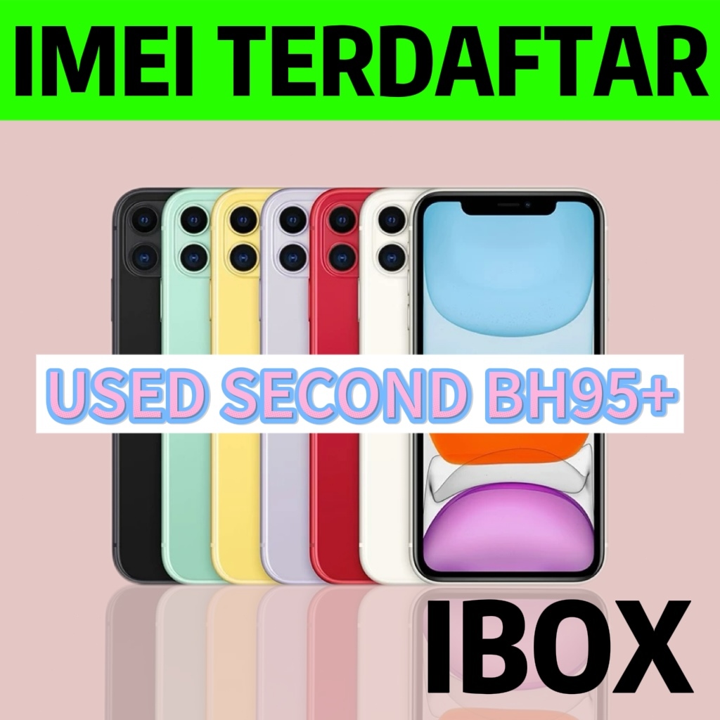 Jual IBOX IP 11 64GB 128GB FULLSET MULUS SECOND BERGARANSI TERPERCAYA | Shopee Indonesia