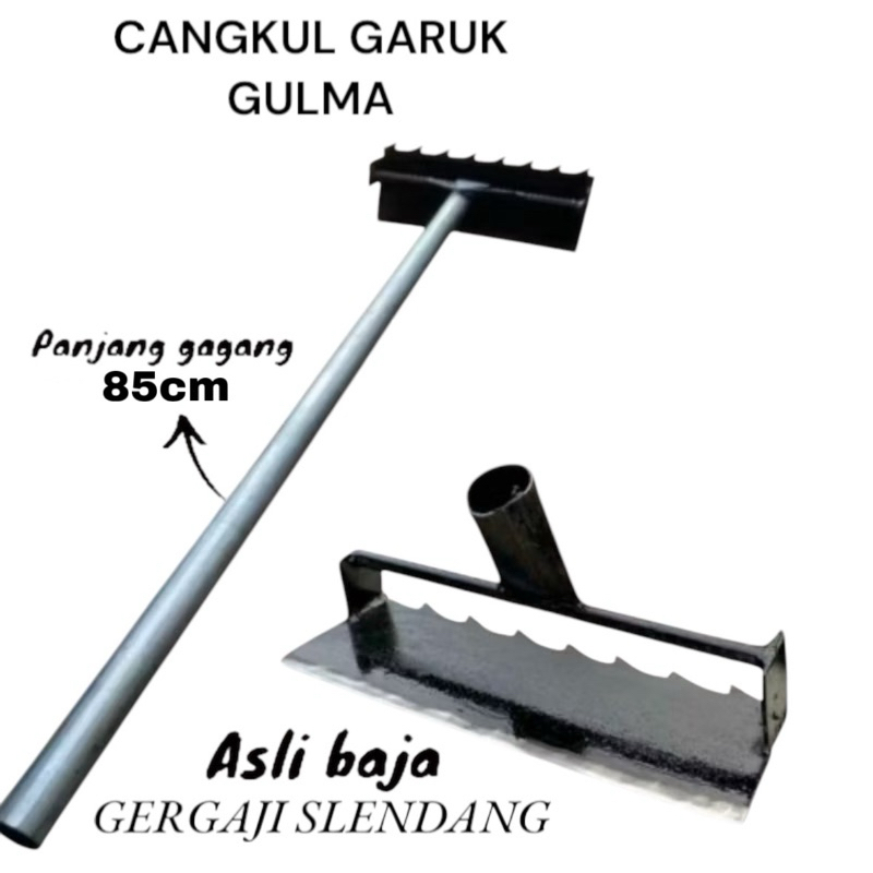 Jual Cangkul Garuk Rumput Liar Gulma 2 in 1 Bahan Dari ex Gergaji ...