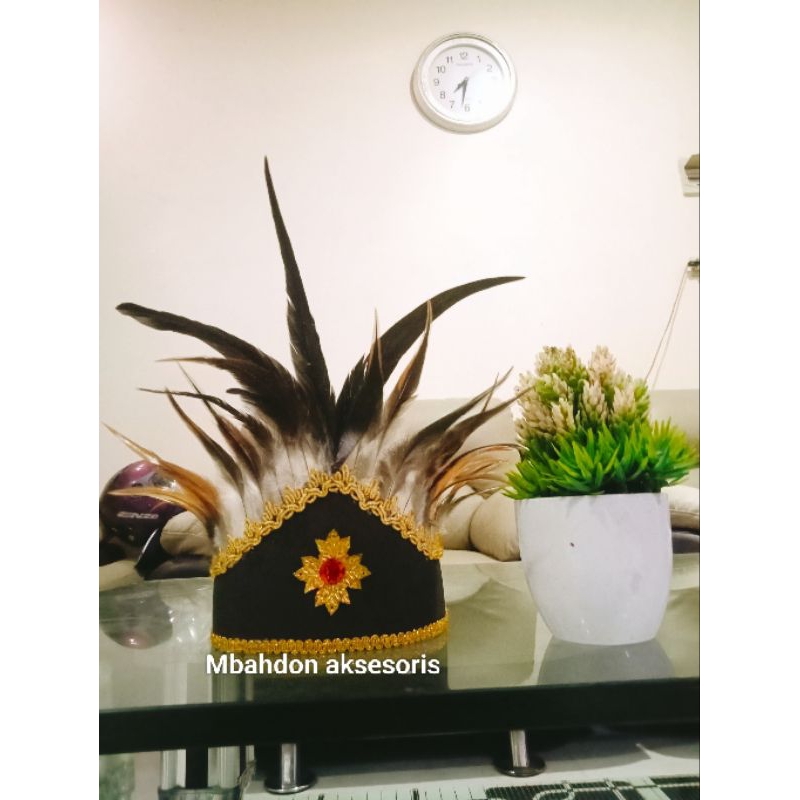Jual mahkota bulu mata daun adat Dayak dan Papua.cocok untuk semua ...