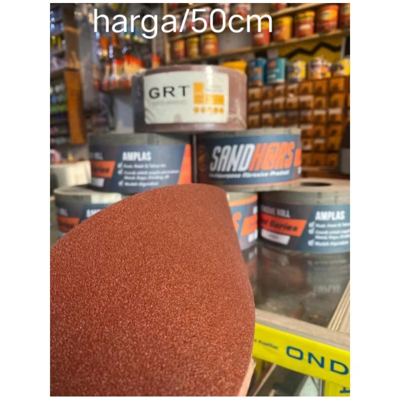 Jual AMPLAS ROLL GRID 60",80",100",120",150",180",240",400" | Shopee ...