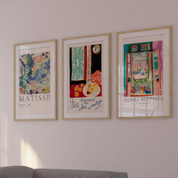 Jual Poster House Frame Poster HENRI MATISSE Series Premium Frame ...