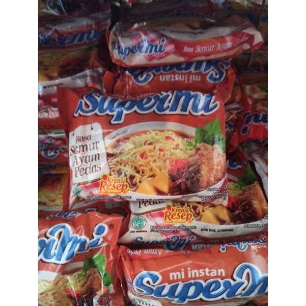 Jual SUPERMIE RASA SEMUR AYAM PEDAS 5 PCS | Shopee Indonesia