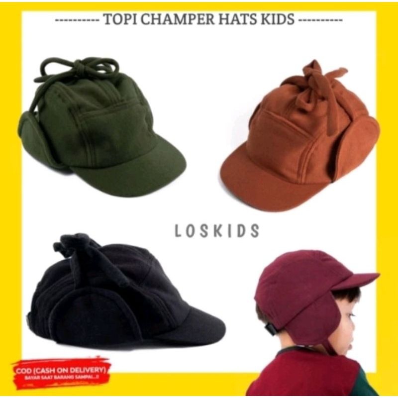 Jual Topi Anak Model Camper Untuk Usia 1 Sampai 4 Tahun Bisa Bayar Di ...