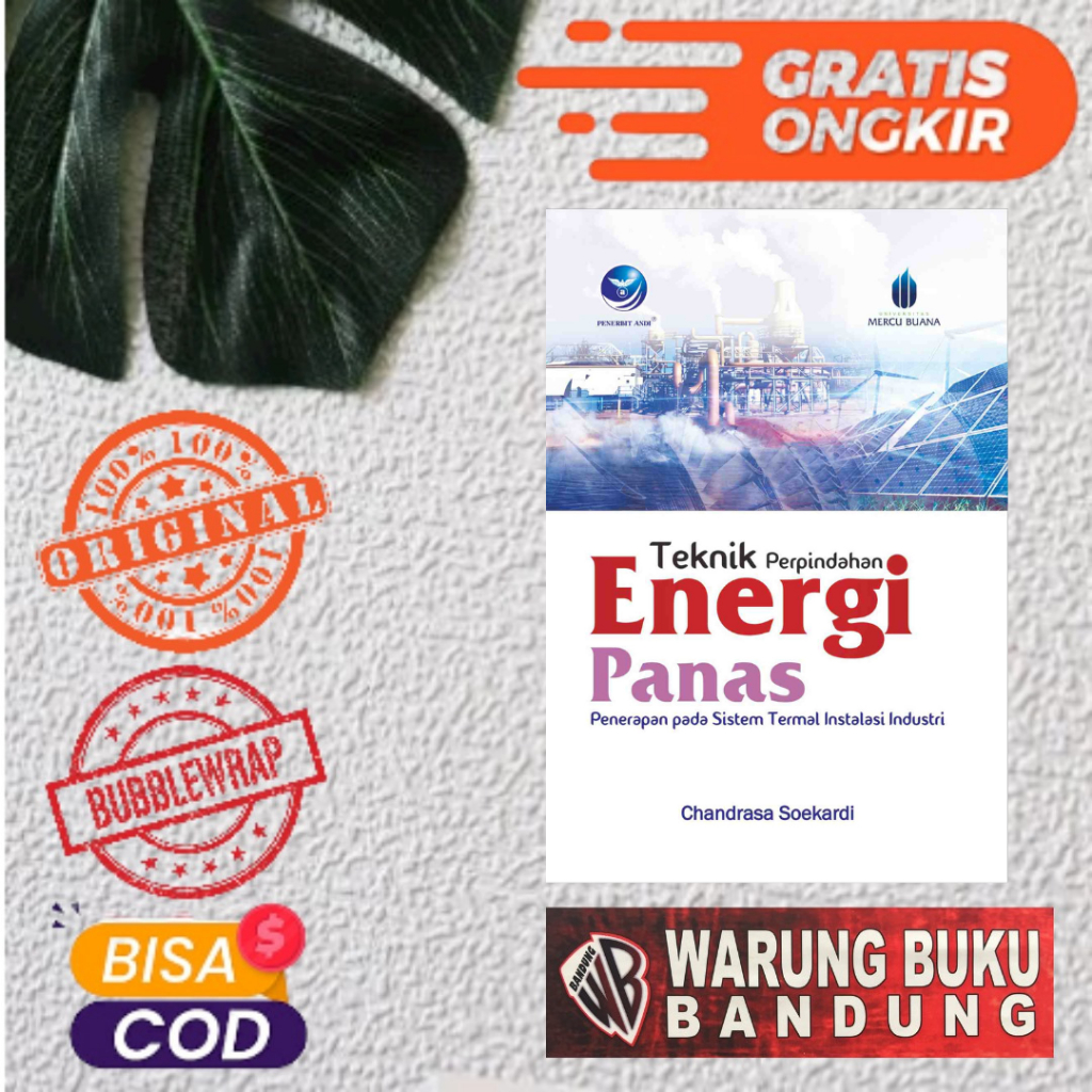 Jual Buku Teknik Perpindahan Energi Panas, Penerapan Pada Sistem Termal ...