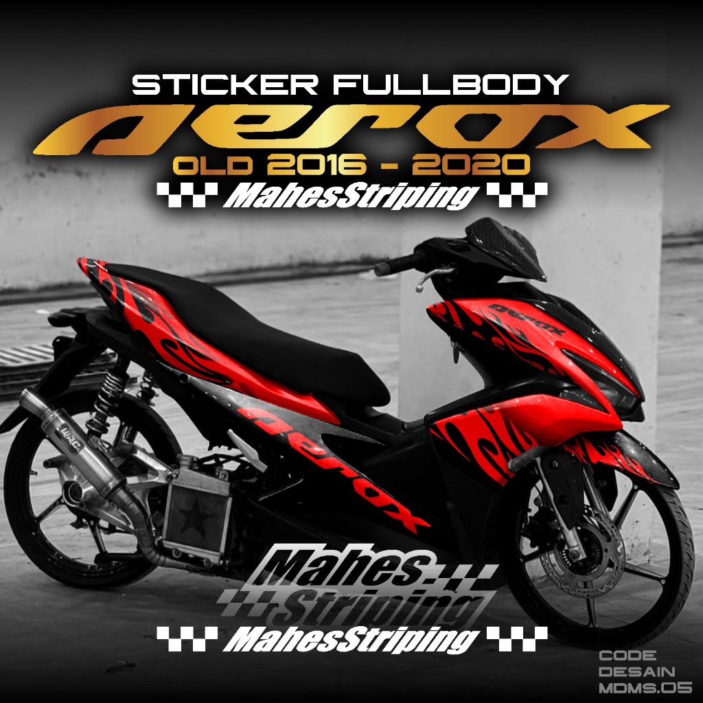 Jual (COD) Decal Aerox Old 155 Full Body Sticker Yamaha Aerox 155 VVA ...