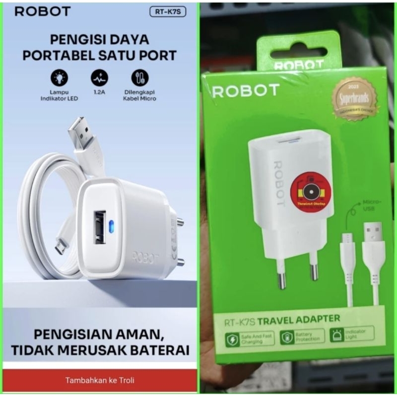 Jual Putih Adaptor CHARGER ROBOT RT-K7S RTK7S 5V 1A 5W Micro USB ...