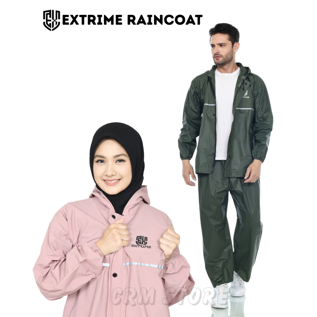 Jual Extrime Jas Hujan Setelan Pria Wanita Original Anti Rembes Bahan PVC Full Sealer | Shopee ...