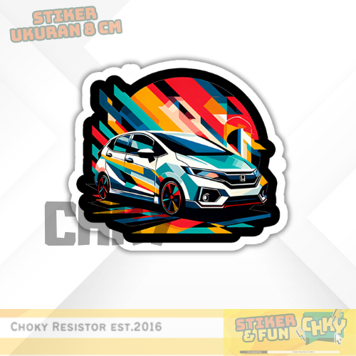 Jual Stiker Sticker Vinyl Laminasi Glosy HONDA JAZZ GK5 Vol 7 | Shopee ...