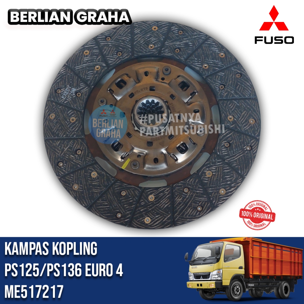 Jual Kampas Kopling Canter PS125 / PS136 Euro 2 dan Euro 4 Original ...