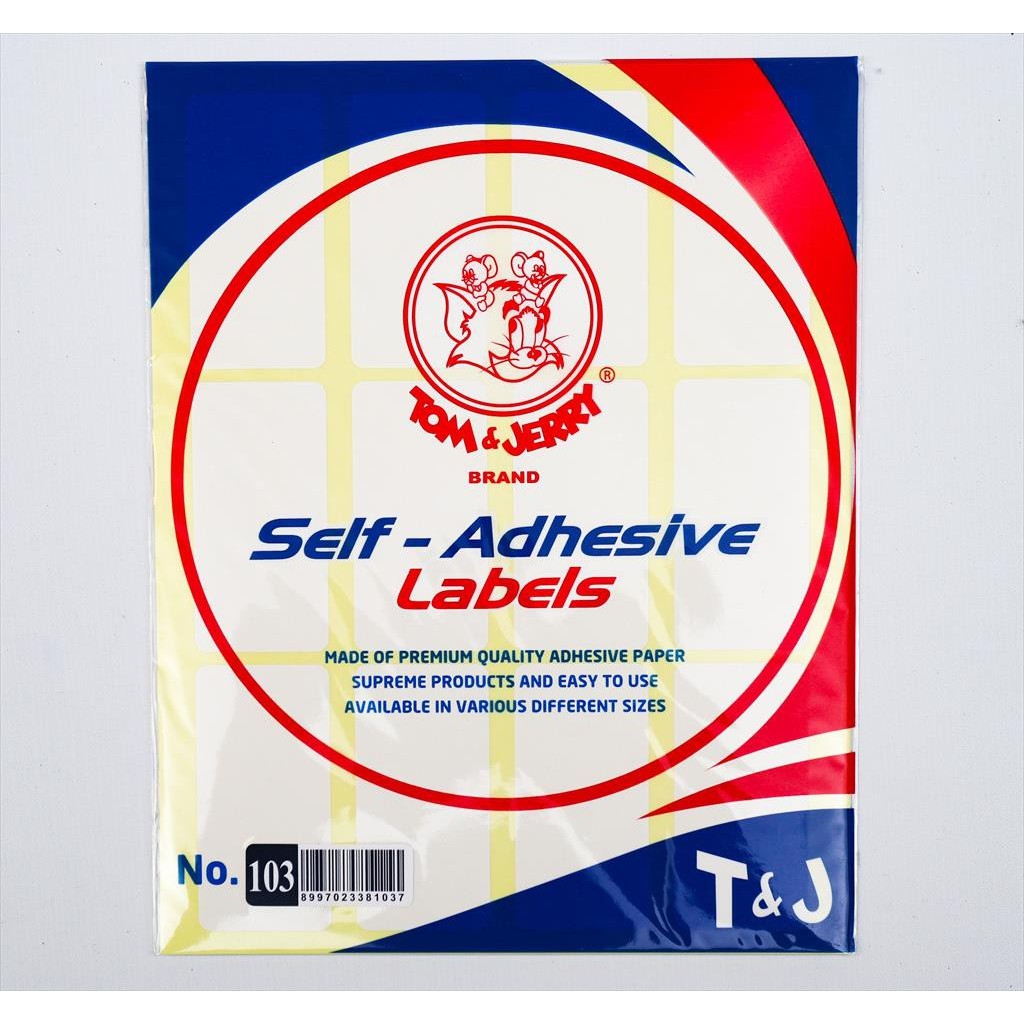 Jual Tom and Jerry 103 Label Putih - Sticker Tom & Jerry - Sticker ...