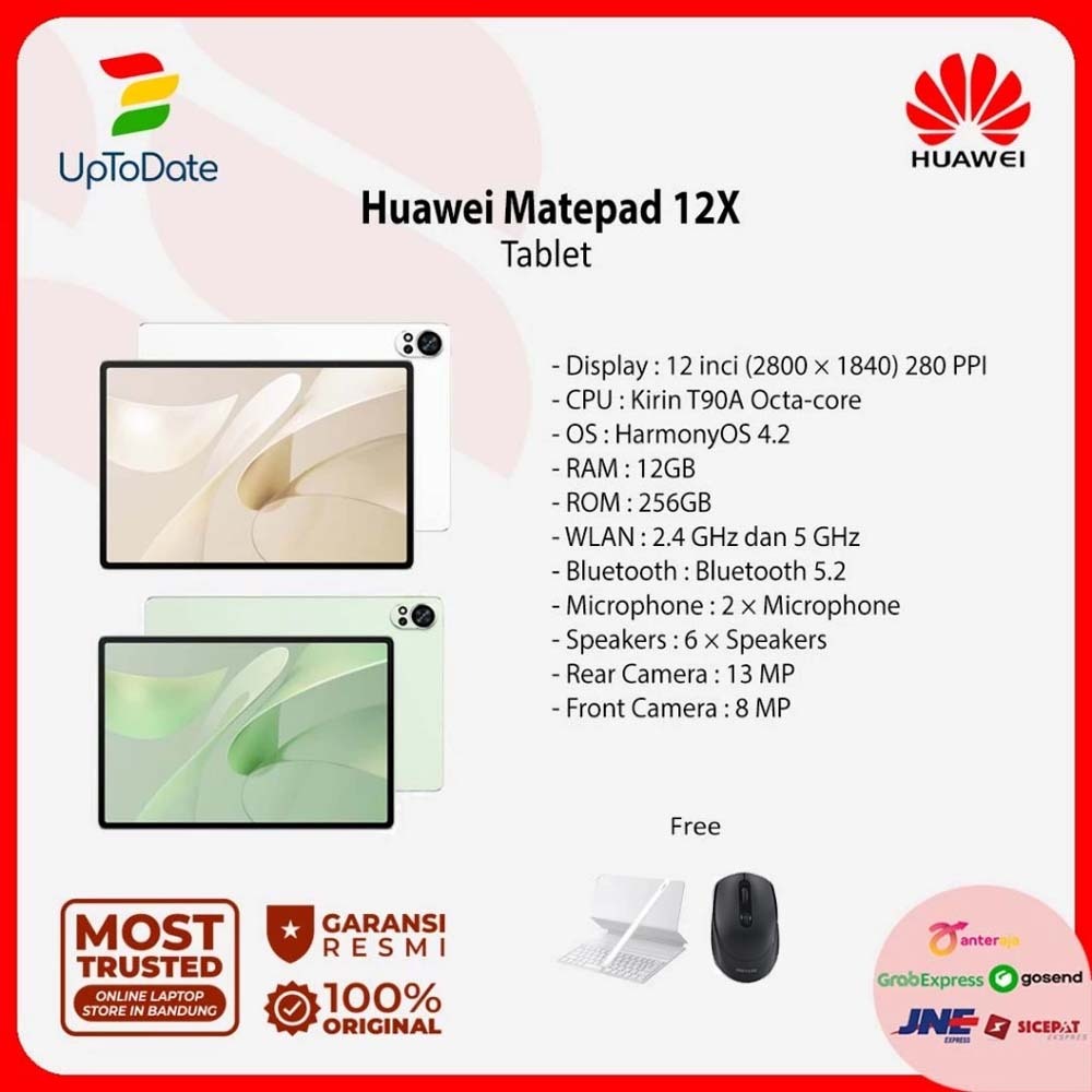 Jual Huawei Matepad 12X 12/256GB HarmonyOS - Garansi Resmi | Shopee ...