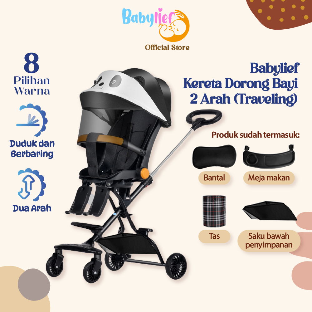 Jual Babylief Stroller Bayi Lipat 2 Arah – Desain Ringkas, Nyaman untuk ...