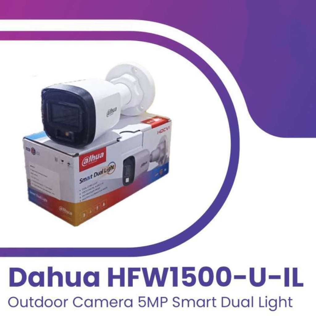 Jual Kamera CCTV Dahua 5MP COLORVU (DH-HAC-HFW1500-U-IL) CCTV Dahua 5MP ...