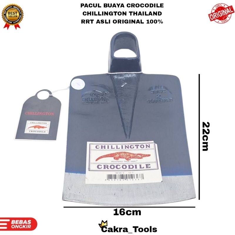 Jual [CHILLINGTON] PACUL CANGKUL THAILAND BUAYA CROCODILE CHILLINGTON ...