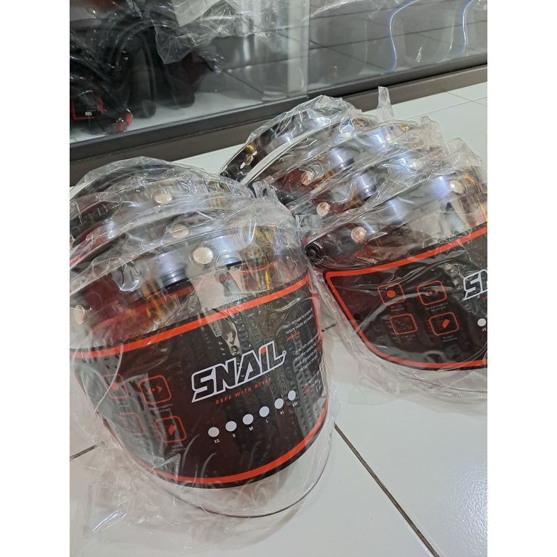Jual KACA HELM SNAIL ORIGINAL | Shopee Indonesia