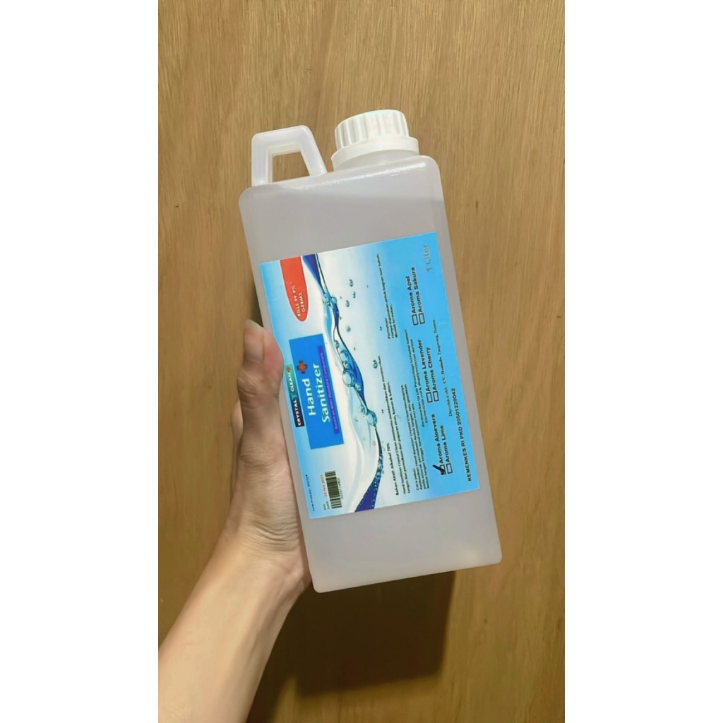 Jual CRYSTAL CLEAN - Hand Sanitizer Cair (bukan gel) ukuran 1 liter ...