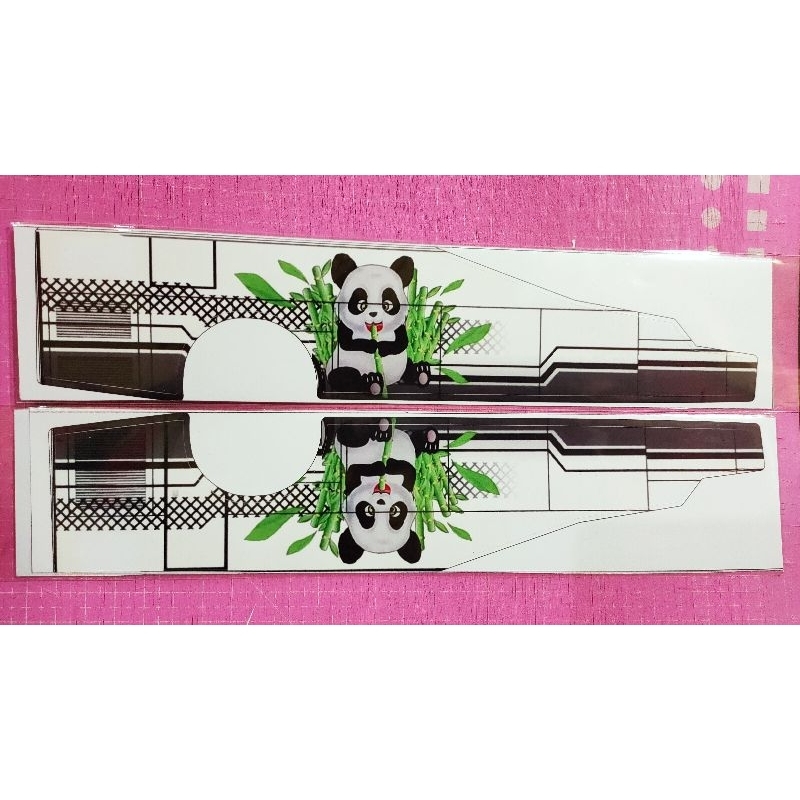 Jual STICKER LIVERY KIDS PANDA CUTTING UNTUK ACCESSORIES MINIATUR BUS ...