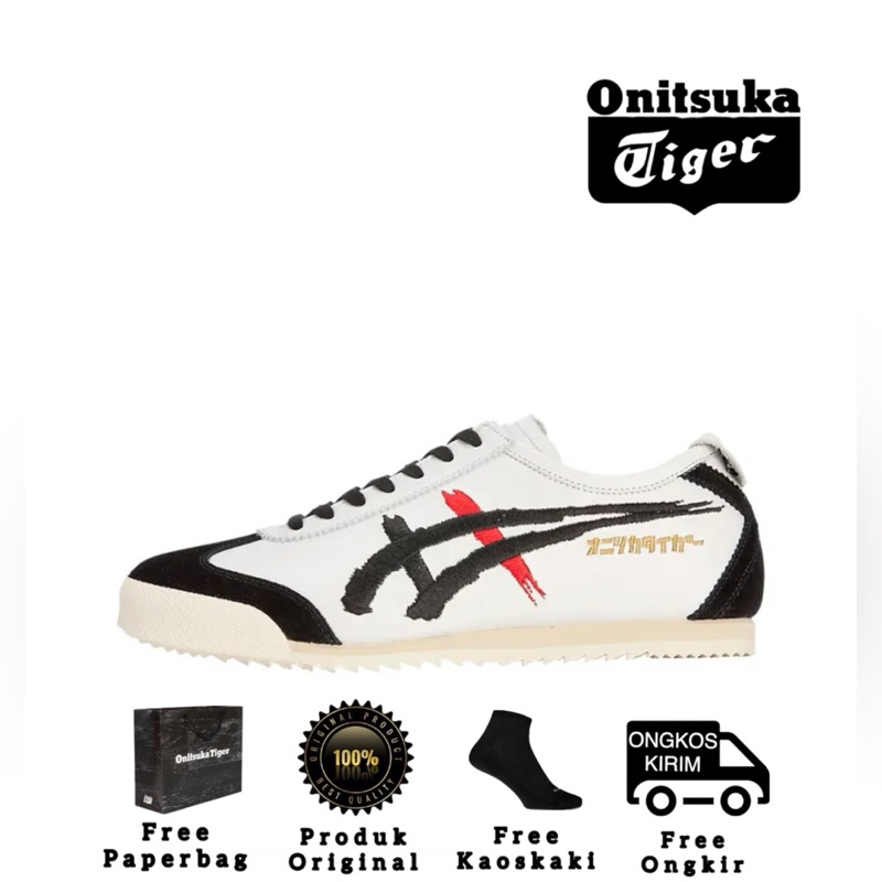 Jual SEPATU ONITSUKA TIGER MEXICO 66 KABUKY VILLAIN WHITE BLACK RED ORIGINAL JAPAN | Shopee ...