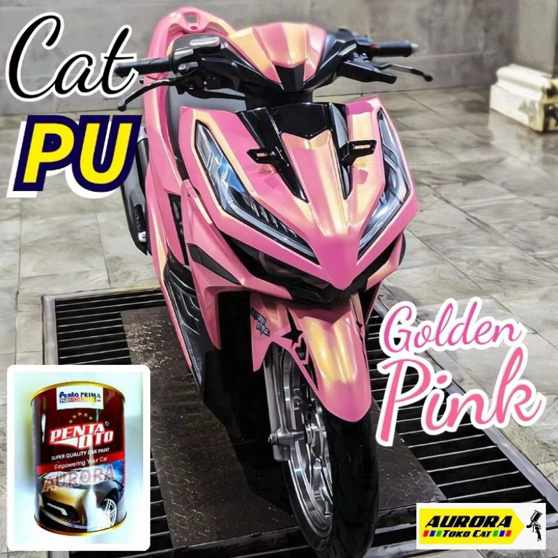 Jual CAT GOLDEN PINK PU PENTA OTO PINK EFEK LEMBAYUNG EMAS ROSE GOLD ...