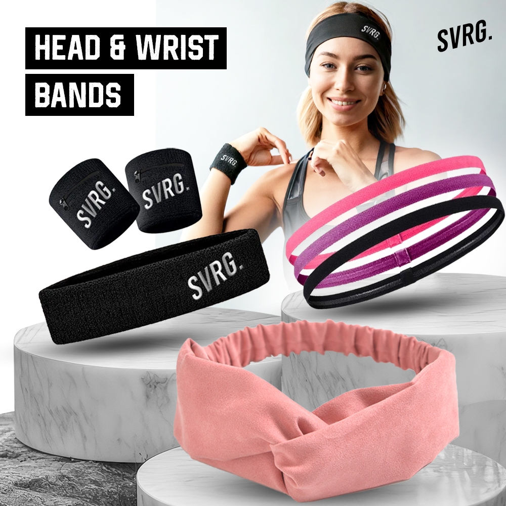 Jual Svarga Head & Arm Band | Sweat Band Olahraga | Gym & Fitness ...