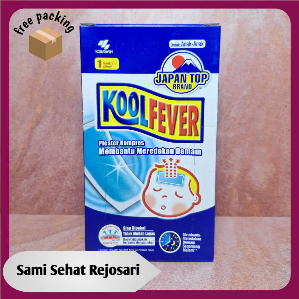 Jual 1 Box KOOL FEVER ANAK ISI 12 SACHET | Shopee Indonesia