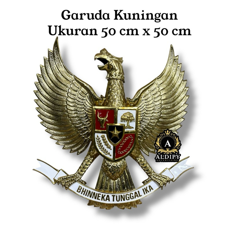 Jual Burung garuda bahan kuningan patung garuda kuningan ukuran 50 cm x ...