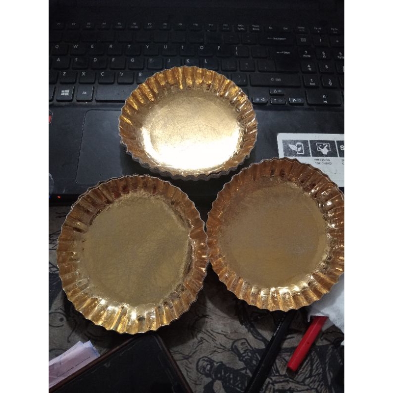Jual PIRING MAS EKONOMIS KERTAS KUE CAKE TART ULANG TAHUN PAPER PLATE MAS ISI 10 PCS | Shopee ...